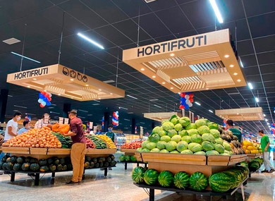 Grupo ABV reinaugura supermercado com visual moderno