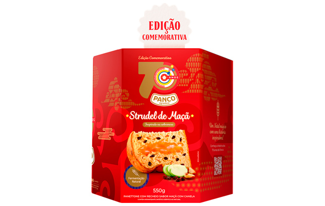 Panco lança panettones nos sabores Tiramissu e Strudel de Maçã