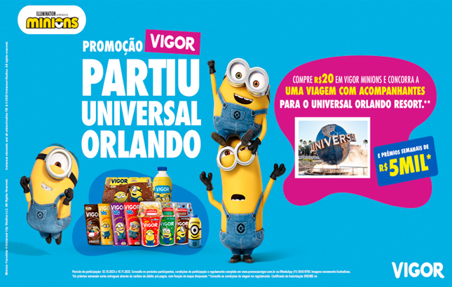 Promoção Vigor “Partiu Universal Orlando” incentiva o sell-out com ...